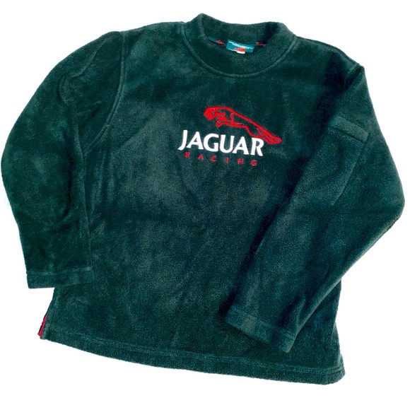 Jaguar | Shirts & Tops | Jaguar Racing Rare Hunter Green Polar Fleece ...
